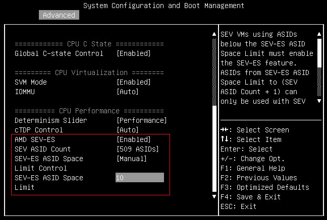Using AMD Secure Encrypted Virtualization-Encrypted State (SEV-ES) in VMware vSphere on ...